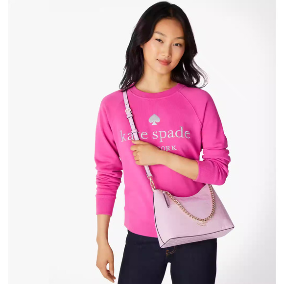 kate spade | Bags | Kate Spade Zippy Croc Embossed Convertible ...